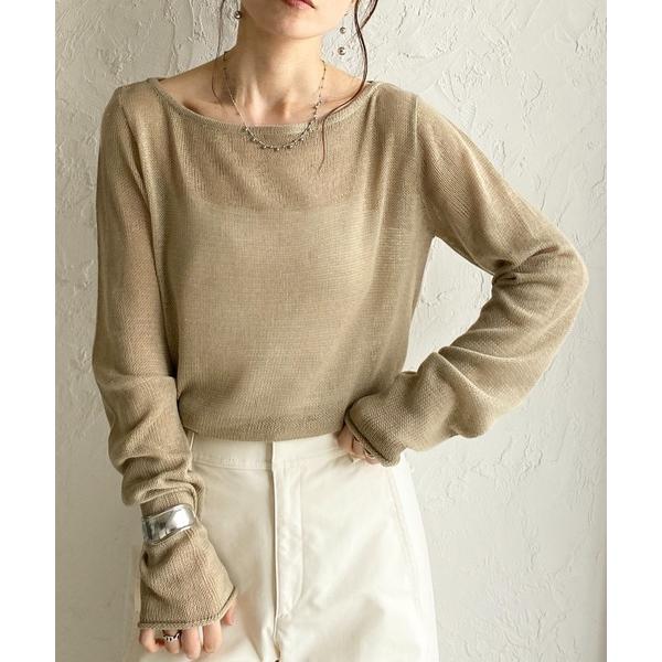 『タイムセール実施中』ZOZO問い合わせ番号:105189033ショップ:wears，ウェアーズブランド:She's Closet，シーズクローゼット商品名:透かし編み 長袖 シアー メッシュニット プルオーバー トップスカテゴリ:トップス...