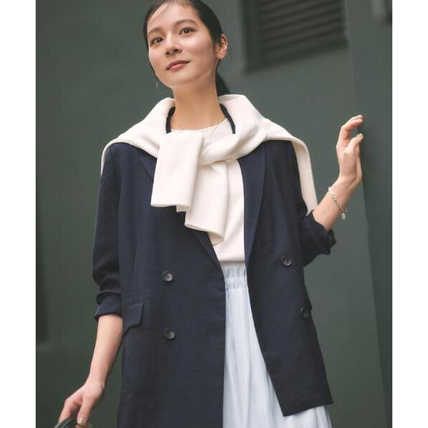 ZOZO問い合わせ番号:105189047ショップ:OPAQUE.CLIP，オペークドットクリップブランド:OPAQUE.CLIP，オペークドットクリップ商品名:ダブルブレストジャケット【洗える/UVケア/防シワ加工/接触冷感】カテゴリ:ジ...