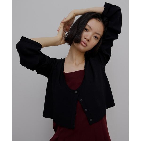 ZOZO問い合わせ番号:105190223ショップ:AMERI VINTAGE，アメリビンテージブランド:Ameri，アメリ商品名:LOW BASIC SHORT KNIT CARDIGANカテゴリ:トップス>カーディガン/ボレロブラ...