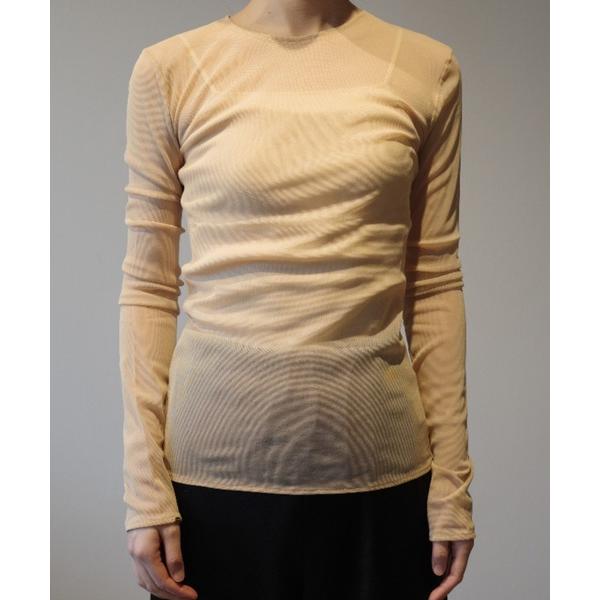 ZOZO問い合わせ番号:105190336ショップ:MIDWEST，ミッドウエストブランド:CLANE，クラネ，MIDWEST，ミッドウエスト商品名:CLANE SHEER TULLE TOPSカテゴリ:トップス>Tシャツ/カットソー...