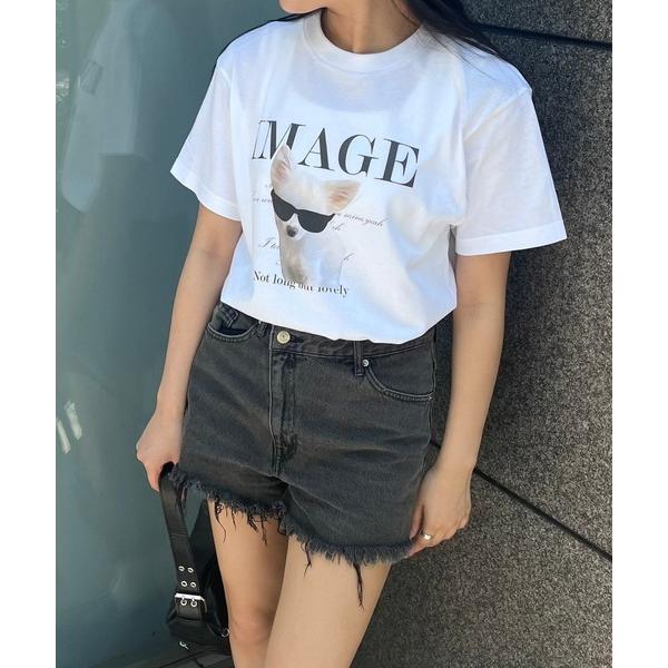 『タイムセール実施中』ZOZO問い合わせ番号:105190546ショップ:merrylatte，メリーラテブランド:etta，エタ商品名:アニマルデザインプリント半袖Tシャツカテゴリ:トップス>Tシャツ/カットソーブランド品番:e7素...