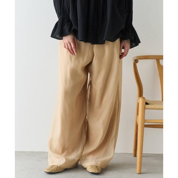 ZOZO問い合わせ番号:105190624ショップ:YARD PLUS/AUNT MARIE'S，ヤードプリュス/アントマリーズブランド:Libra Cue，リブラ キュー商品名:シアーワイドパンツカテゴリ:パンツ>その他パンツブラン...