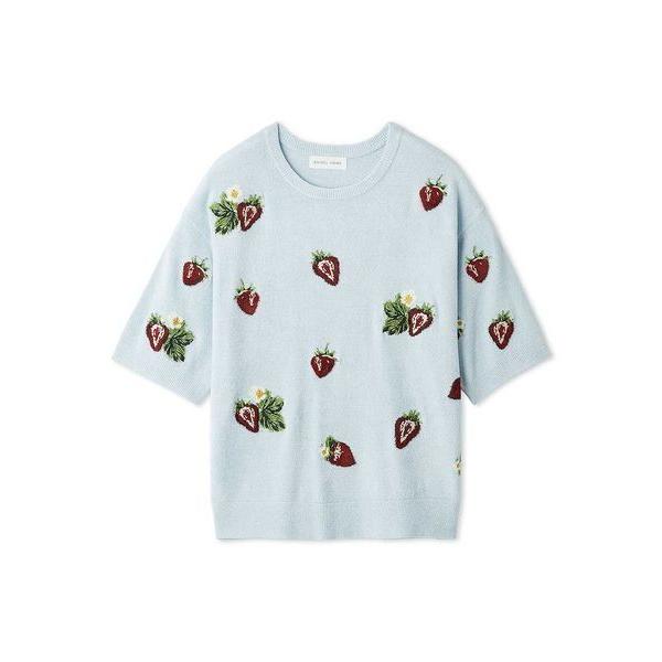 ZOZO問い合わせ番号:105190668ショップ:SNIDEL HOME，スナイデルホームブランド:SNIDEL HOME，スナイデルホーム商品名:ストロベリーニットプルオーバーカテゴリ:ルームウェア>ルームウェア/パジャマブランド...