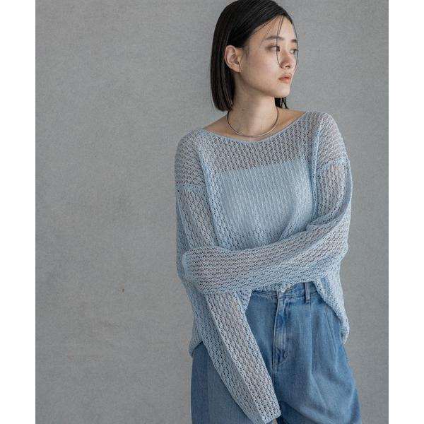 ZOZO問い合わせ番号:105190840ショップ:A part by，アパートバイブランド:A part by，アパートバイ商品名:レースアミプルオーバー_長袖カテゴリ:トップス>ニット/セーターブランド品番:656252素材:綿4...
