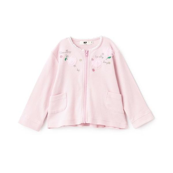 ZOZO問い合わせ番号:105190941ショップ:KP，ケーピーブランド:KP，ケーピー商品名:梨地天竺 カーディガンカテゴリ:トップス>カーディガン/ボレロブランド品番:2161222素材:本体：綿100% レース部分：綿74% ...