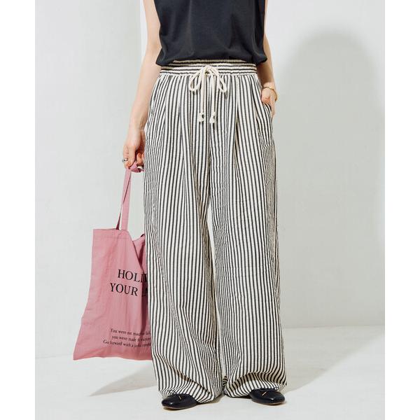 ZOZO問い合わせ番号:105191890ショップ:FREAK'S STORE，フリークスストアブランド:FREAK'S STORE，フリークスストア商品名:限定展開　ポコポコ ストライプ イージーパンツカテゴリ:パンツ>その他パンツ...