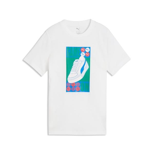 『タイムセール実施中』ZOZO問い合わせ番号:105192053ショップ:PUMA STORE ZOZO，プーマストアゾゾブランド:PUMA，プーマ商品名:PUMA プーマ ボーイズ グラフィック スニーカー 半袖 Tシャツ B 120-1...