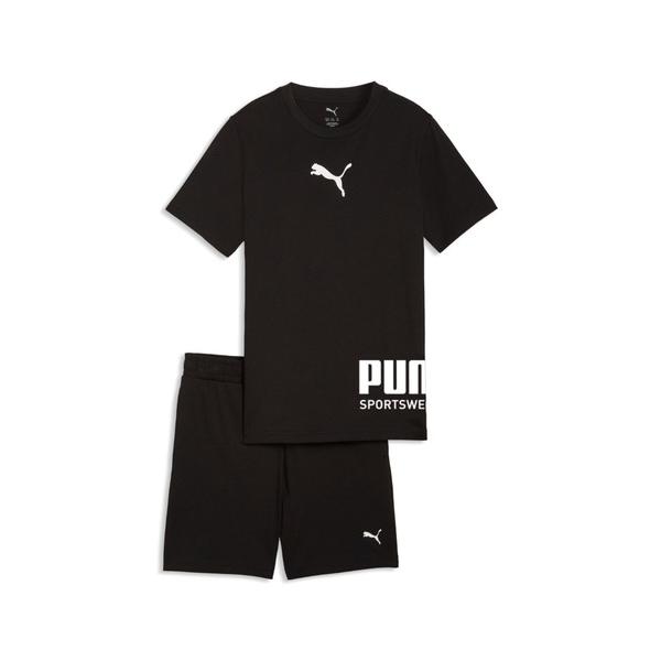 ZOZO問い合わせ番号:105192058ショップ:PUMA STORE ZOZO，プーマストアゾゾブランド:PUMA，プーマ商品名:PUMA プーマ ボーイズ プーマ スポーツ Tシャツ アンド ショートパンツ セッカテゴリ:トップス&g...