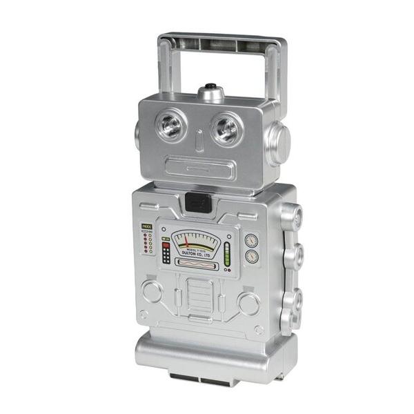 ZOZO問い合わせ番号:105192199ショップ:BIRTHDAY BAR，バースデイバーブランド:BIRTHDAY BAR，バースデイバー商品名:TOOL KIT ROBOT SILVER　ツールキットロボットカテゴリ:インテリア&gt...
