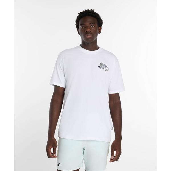 『タイムセール実施中』ZOZO問い合わせ番号:105192435ショップ:New Balance，ニューバランスブランド:New Balance，ニューバランス商品名:テニスグラフィックTシャツカテゴリ:トップス>Tシャツ/カットソー...
