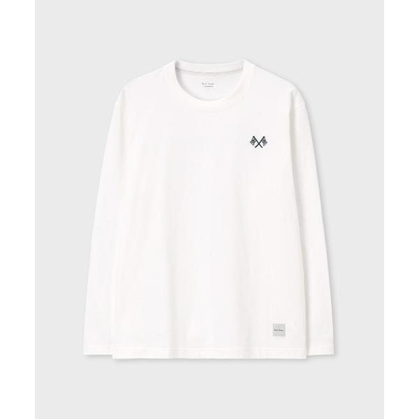 ZOZO問い合わせ番号:105192645ショップ:Paul Smith，ポール・スミスブランド:Paul Smith，ポールスミス商品名:“Flag” エンブロイダリー ロングスリーブTシャツ【853358 7130S】カテゴリ:トップス...