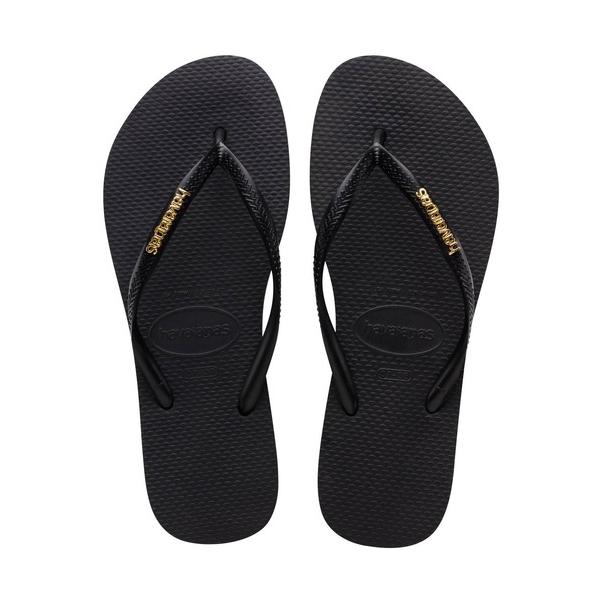 ZOZO問い合わせ番号:105192773ショップ:CLASSIC LINES，クラシックラインズブランド:havaianas，ハワイアナス商品名:SLIM LOGO METALLICカテゴリ:シューズ>サンダルブランド品番:4119...
