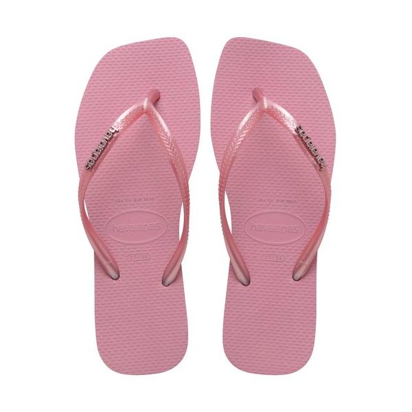 ZOZO問い合わせ番号:105192793ショップ:CLASSIC LINES，クラシックラインズブランド:havaianas，ハワイアナス商品名:SLIM SQUARE LOGO METALLICカテゴリ:シューズ>サンダルブランド...