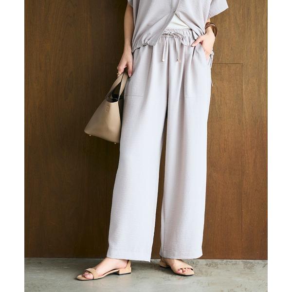 ZOZO問い合わせ番号:105192831ショップ:cross marche，クロスマルシェブランド:CROSS FUNCTION，クロスファンクション商品名:《シワになりにくい》サマナチュラ リネンライクイージーワイドパンツ【CROSS ...