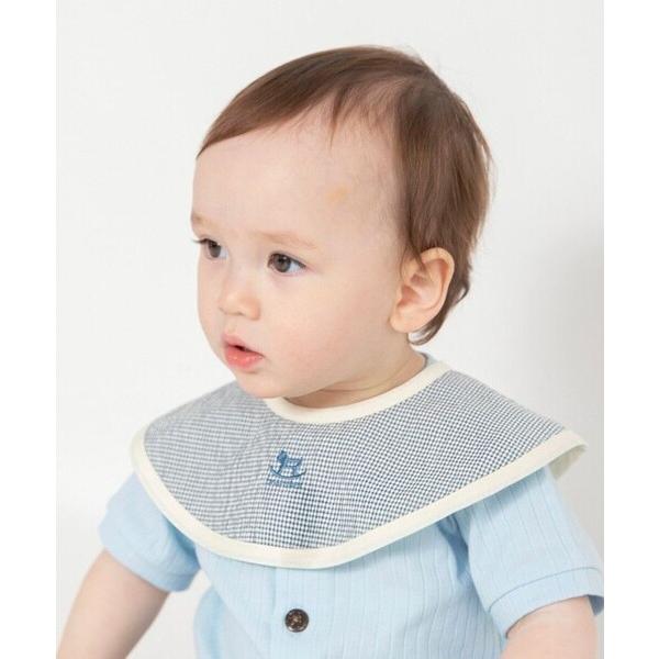 『タイムセール実施中』※このアイテムは返品・交換対象外商品です。ZOZO問い合わせ番号:105228433ショップ:branshes，ブランシェスブランド:branshes，ブランシェス商品名:【ベビー】チェック柄まあるいスタイカテゴリ:マ...