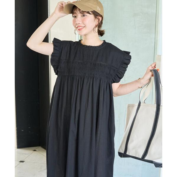 ZOZO問い合わせ番号:105228745ショップ:FREAK'S STORE，フリークスストアブランド:FREAK'S STORE，フリークスストア商品名:限定展開　インド ピンタック フリル ノースリーブ ワンピースカテゴリ:ワンピース...