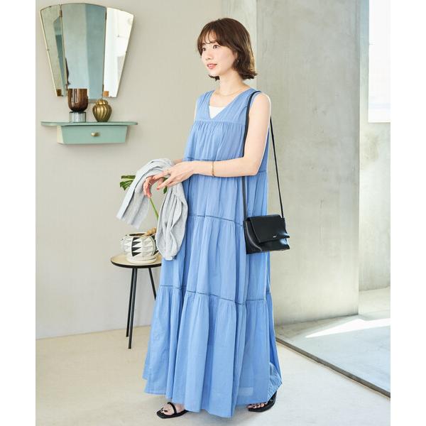 『タイムセール実施中』ZOZO問い合わせ番号:105228746ショップ:FREAK'S STORE，フリークスストアブランド:FREAK'S STORE，フリークスストア商品名:限定展開　インド ティアード ハシゴレース ノースリーブ ワ...