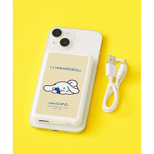 ZOZO問い合わせ番号:105228911ショップ:studio CLIP，スタディオクリップブランド:studio CLIP，スタディオクリップ商品名:【アイシナモロール】モバイルバッテリーカテゴリ:PC・スマホグッズ/家電>スマホ...