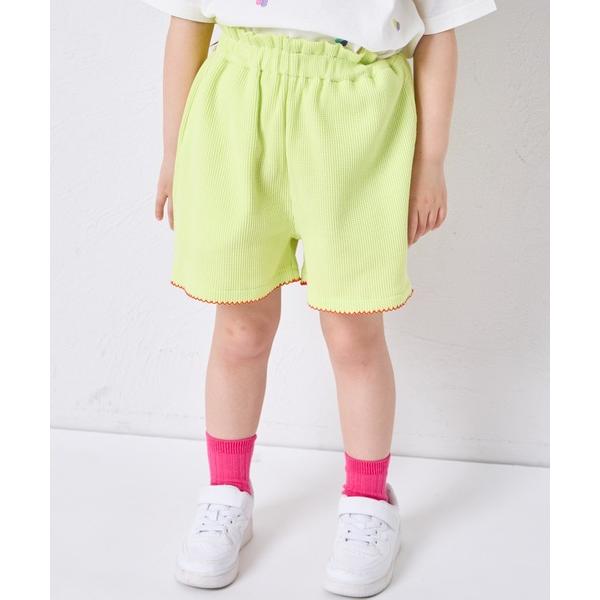 『タイムセール実施中』ZOZO問い合わせ番号:105228974ショップ:pairmanon，ペアマノンブランド:pairmanon，ペアマノン，coucou manon，ククゥ マノン商品名:【さらっとワッフル】ガールズ 配色ステッチ シ...