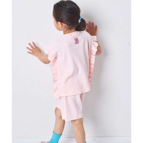 『タイムセール実施中』ZOZO問い合わせ番号:105228976ショップ:pairmanon，ペアマノンブランド:pairmanon，ペアマノン，coucou manon，ククゥ マノン商品名:【リンクコーデ】【さらっとワッフル】ガールズ ...