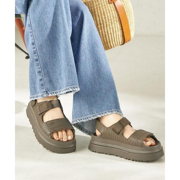 ZOZO問い合わせ番号:105229323ショップ:SHIPS for women，シップス フォー ウィメンブランド:UGG，アグ，SHIPS，シップス商品名:UGG:GOLDENGLOW EMBOSSEDカテゴリ:シューズ>サンダ...