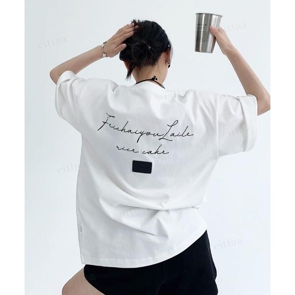 ZOZO問い合わせ番号:105229925ショップ:Dalfwin，ダールフィンブランド:Dalfwin，ダールフィン商品名:韓国ファッション RICECAKEフェイクレザーラベル付き筆記体ロゴ半袖Tシャツカテゴリ:トップス>Tシャツ...