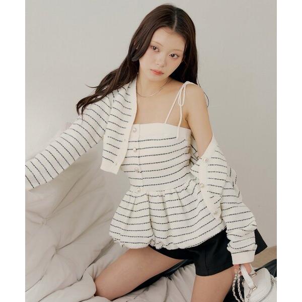 ZOZO問い合わせ番号:105230669ショップ:Chico，チコブランド:Chico，チコ商品名:【WEB限定カラーあり】ペプラムニットベアトップスカテゴリ:トップス>ニット/セーターブランド品番:CHZ1061305A0006素...