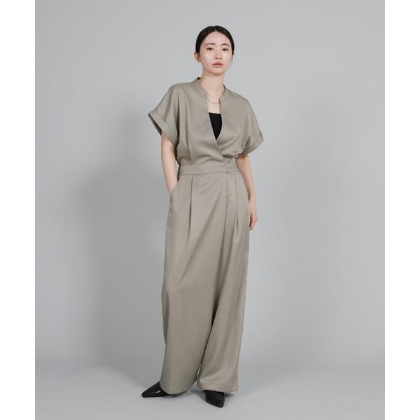 ZOZO問い合わせ番号:105230698ショップ:select MOCA，セレクトモカブランド:select MOCA Et，セレクトモカエト商品名:【Et】Wrap Design All In Oneカテゴリ:オールインワン・サロペット...
