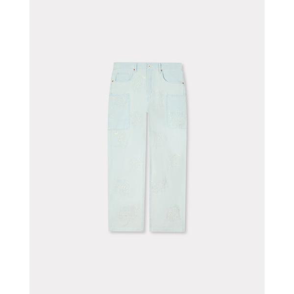 ZOZO問い合わせ番号:105230760ショップ:KENZO，ケンゾーブランド:KENZO，ケンゾー商品名:'KENZO Cartoon' カーゴ モンキー フィット ジーンズ イン ジャパニーズ デニムカテゴリ:パンツ>デニムパン...