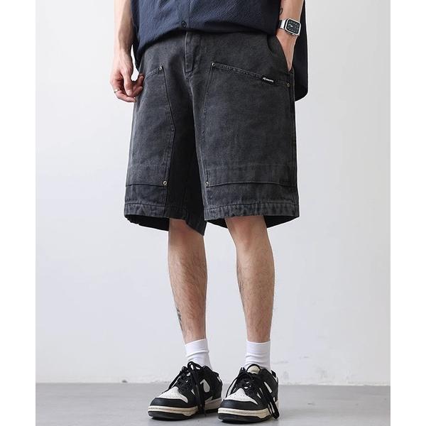 ZOZO問い合わせ番号:105231171ショップ:chuclla，チュクラブランド:WESTBOY，ウエストボーイ商品名:ユニセックス 立体ポケットデザイン デニムショーツ ハーフパンツ WO26S6PT11カテゴリ:パンツ>その他...