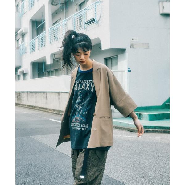 ZOZO問い合わせ番号:105231793ショップ:niko and...，ニコアンドブランド:niko and...，ニコアンド商品名:[MODE NORM CORE] ジョーゼットルーズジャケットカテゴリ:ジャケット/アウター>テ...