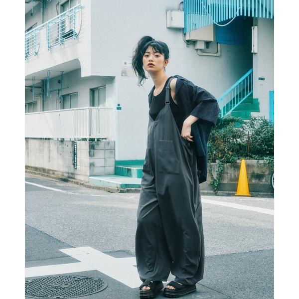 ZOZO問い合わせ番号:105231807ショップ:niko and...，ニコアンドブランド:niko and...，ニコアンド商品名:[MODE NORM CORE] ジョーゼットルーズサロペカテゴリ:オールインワン・サロペット>...