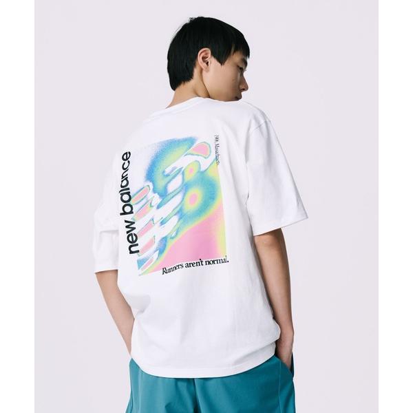 『タイムセール実施中』ZOZO問い合わせ番号:105231844ショップ:New Balance，ニューバランスブランド:New Balance，ニューバランス商品名:トライロゴヒートマップTシャツカテゴリ:トップス>Tシャツ/カット...