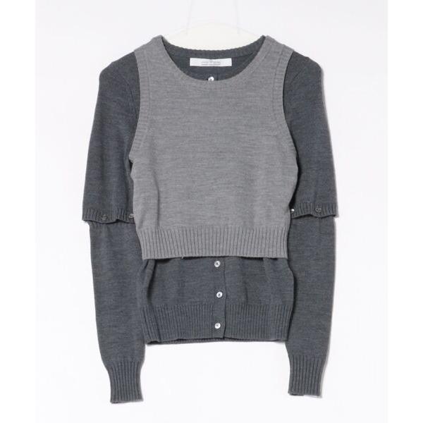 ZOZO問い合わせ番号:105231902ショップ:Forget-me-nots，フォーゲットミーノッツブランド:rokh，ロク，forget-me-nots，フォーゲットミーノッツ商品名:DETACHABLE SLEEVE CARDIGA...