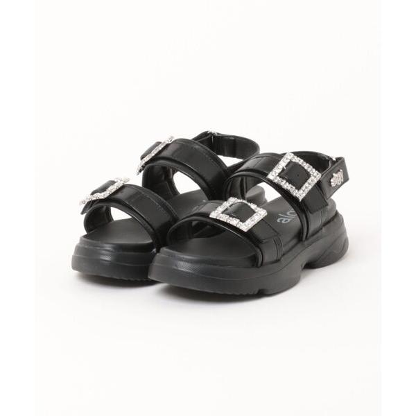 ZOZO問い合わせ番号:105233208ショップ:Xti Shoes，エックスティーアイ シューズブランド:algy，アルジー商品名:ALGY / 厚底 ビジュー ベルトサンダルカテゴリ:シューズ>サンダルブランド品番:276003...