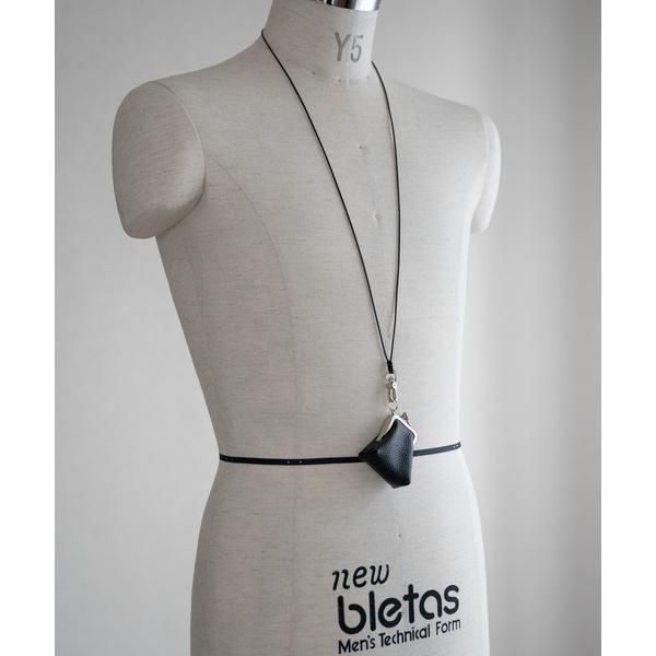 ZOZO問い合わせ番号:105233270ショップ:composite，コンポジットブランド:SENTI，センティ商品名:SHRINK LEATHER MINI ”GAMAGUCHI”” NECK STRAP　シュリンクレザー ミニがま口ネ...