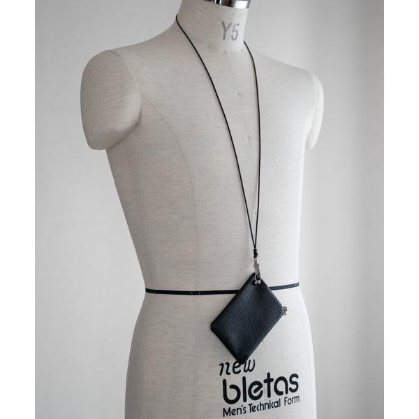 ZOZO問い合わせ番号:105233272ショップ:composite，コンポジットブランド:SENTI，センティ商品名:SHRINK LEATHER SQUARE ”GAMAGUCHI”” NECK STRAP　シュリンクレザー がま口ネ...