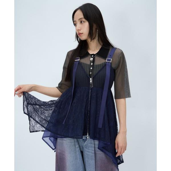 ZOZO問い合わせ番号:105233307ショップ:HARE，ハレブランド:HARE，ハレ商品名:レースキャミビスチェ(HARE)カテゴリ:トップス>キャミソールブランド品番:659178素材:表側:ナイロン85%  ポリエステル15...