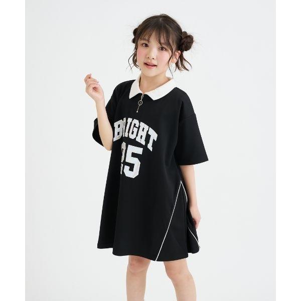 ZOZO問い合わせ番号:105252903ショップ:NARUMIYA ONLINE，ナルミヤ オンラインブランド:PINK-latte，ピンクラテ商品名:ナンバリングハーフZIPポンチワンピースカテゴリ:ワンピース/ドレス>ワンピース...