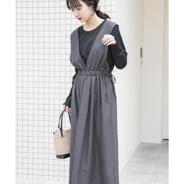 ZOZO問い合わせ番号:105269124ショップ:ITEMS URBAN RESEARCH，アイテムズ アーバンリサーチブランド:ITEMS URBANRESEARCH，アイテムズ アーバンリサーチ商品名:ギャザージャンパースカート(ロン...