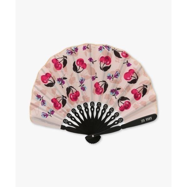 ZOZO問い合わせ番号:105269204ショップ:ANNA SUI，アナ スイブランド:ANNA SUI，アナスイ商品名:収納ケース付き扇子（チェリー）カテゴリ:財布/小物>扇子/うちわブランド品番:001854-0001_BL素材...