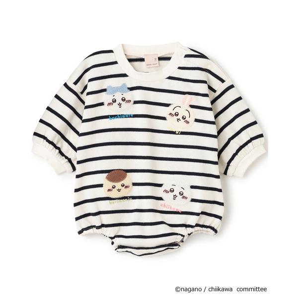※このアイテムは返品・交換対象外商品です。ZOZO問い合わせ番号:105269426ショップ:petit main，プティマインブランド:petit main，プティマイン商品名:【アニメちいかわ】刺しゅうロンパースカテゴリ:ママ＆ベビー&...