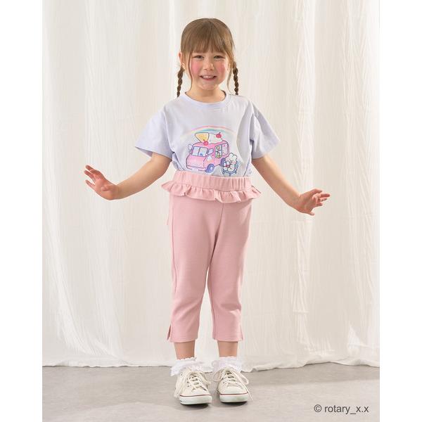 『タイムセール実施中』ZOZO問い合わせ番号:105269444ショップ:petit main，プティマインブランド:Lycee mine，リセマイン，petit main，プティマイン商品名:【ともパン】サイドスリット7分丈カプリパンツカ...