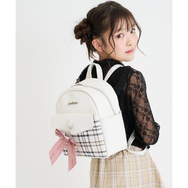 ZOZO問い合わせ番号:105269479ショップ:NARUMIYA ONLINE，ナルミヤ オンラインブランド:PINK-latte，ピンクラテ商品名:ガーリーリュックカテゴリ:バッグ>バックパック/リュックブランド品番:67624...