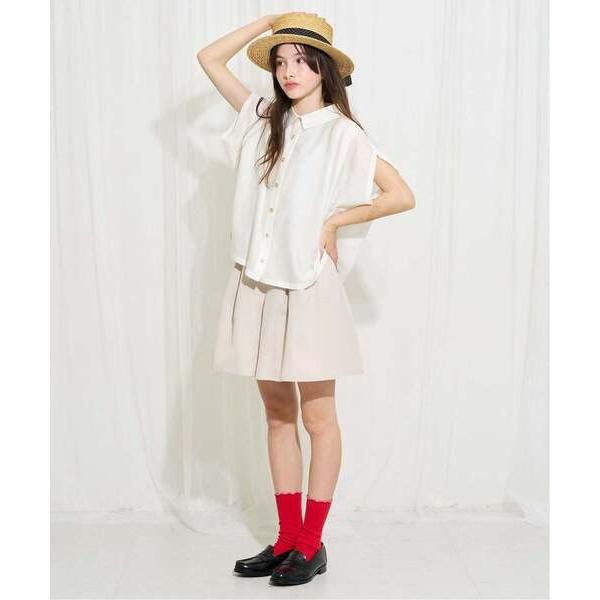 ZOZO問い合わせ番号:105269483ショップ:NARUMIYA ONLINE，ナルミヤ オンラインブランド:pom ponette junior，ポンポネットジュニア商品名:【AMI】ショルダータックフレンチブラウスセットアップカテゴ...