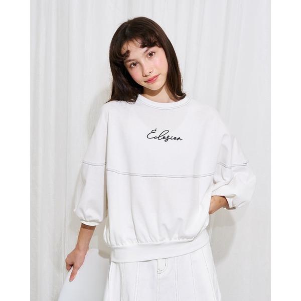 ZOZO問い合わせ番号:105269487ショップ:NARUMIYA ONLINE，ナルミヤ オンラインブランド:pom ponette junior，ポンポネットジュニア商品名:【AMI】バルーンプルオーバーカテゴリ:トップス>スウ...