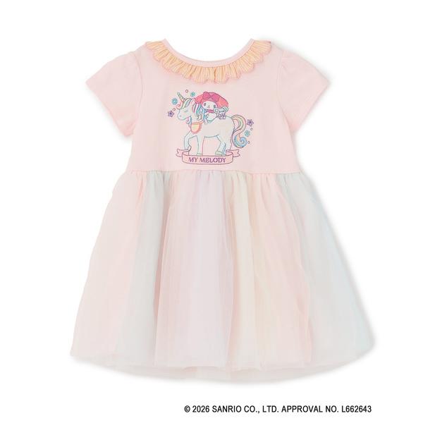 ZOZO問い合わせ番号:105269514ショップ:sense of wonder，センスオブワンダーブランド:baby cheer，ベイビーチアー商品名:【マイメロディ/シナモロール/クロミ】ユニコーンワンピースカテゴリ:ワンピース/ドレ...