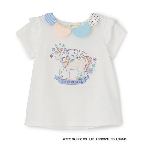 ZOZO問い合わせ番号:105269515ショップ:sense of wonder，センスオブワンダーブランド:baby cheer，ベイビーチアー商品名:【マイメロディ/シナモロール/クロミ】ユニコーンTシャツカテゴリ:トップス>T...