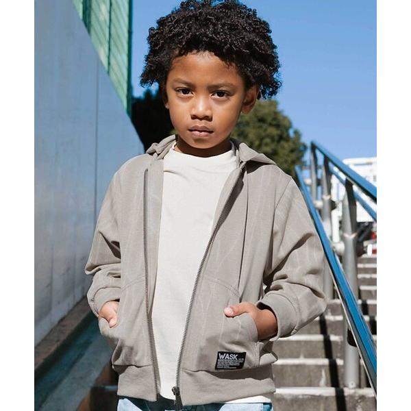 『タイムセール実施中』ZOZO問い合わせ番号:105269676ショップ:BEBE ONLINE STORE，ベベ オンラインストアブランド:WASK，ワスク商品名:ムラ柄ロゴ刺しゅう・ボンディングパーカーカテゴリ:トップス>パーカー...