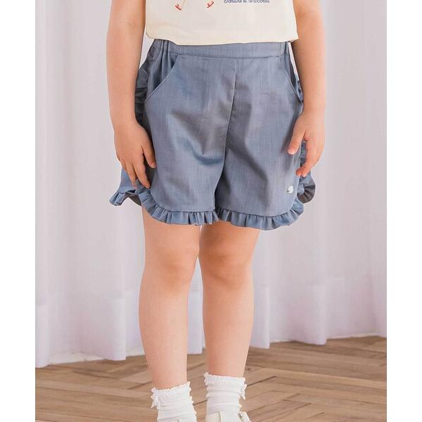 『セール実施中』ZOZO問い合わせ番号:105269724ショップ:BEBE ONLINE STORE，ベベ オンラインストアブランド:Tartine et Chocolat，タルティーヌエショコラ商品名:【日本製】ダブルスラブシャンブレー...